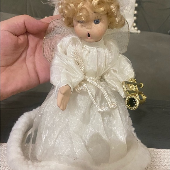 Toys | Vintage Angel Porcelain Doll | Poshmark